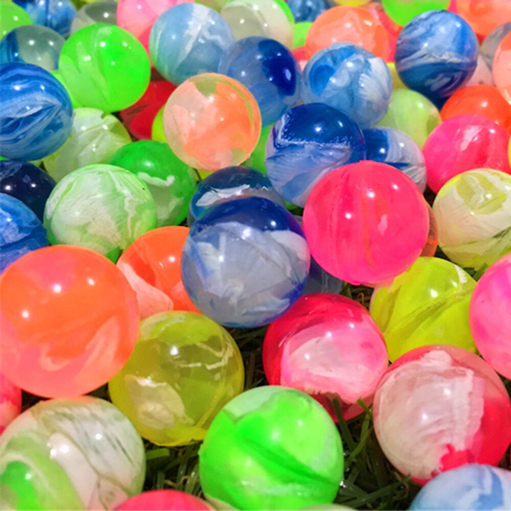 20Pcs Rubber Cloud Bouncy Balls Mini Neon Swirl Bo... – Grandado