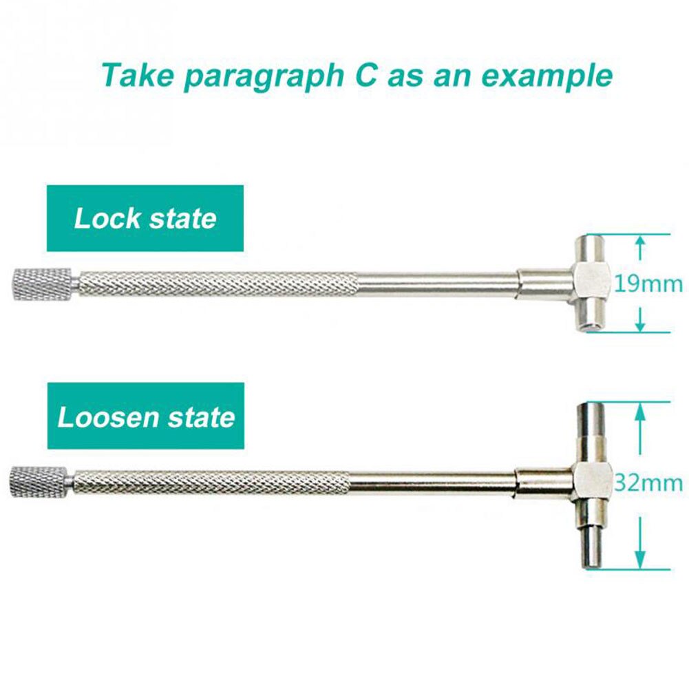 6pcs Telescopic Gauge Micrometer Measurement Bore ... – Grandado