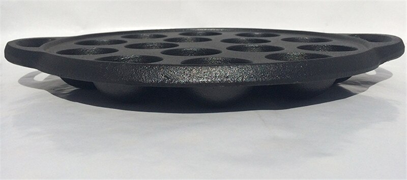 cast iron ball maker pan pot Muffin Porous Pancake... – Grandado