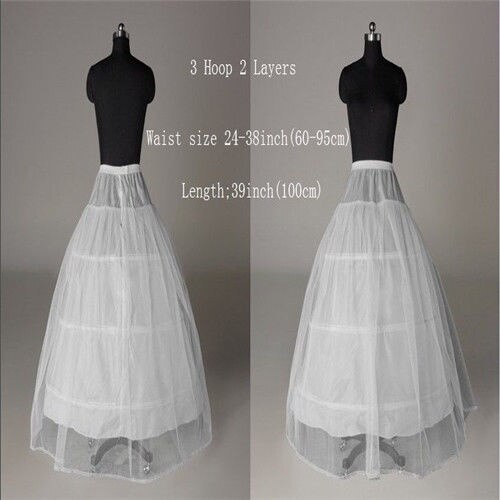 9 Style White A-Line/Hoop/Hoopless/Short Crinoline... – Grandado