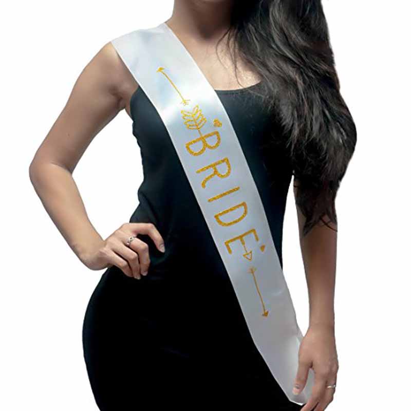 Team Bride to be sash veil tattoo sticker balloon ... – Grandado