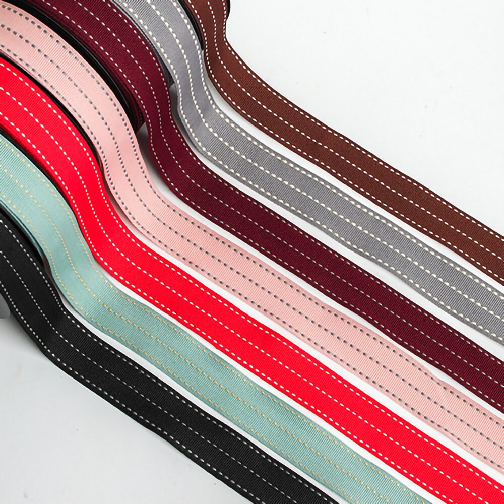 25mm 1inch Grosgrain Dotted Line Rib Ribbons Tape ... – Grandado