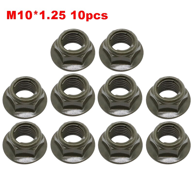 20X 10X M10 Stainless Steel Hex Flange Nylon Inser... – Grandado