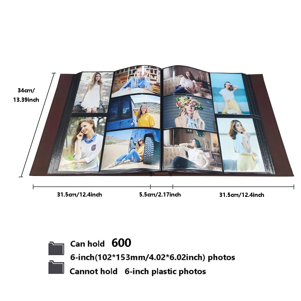 6-inch insert album 600 6-inch photos large-capaci... – Grandado