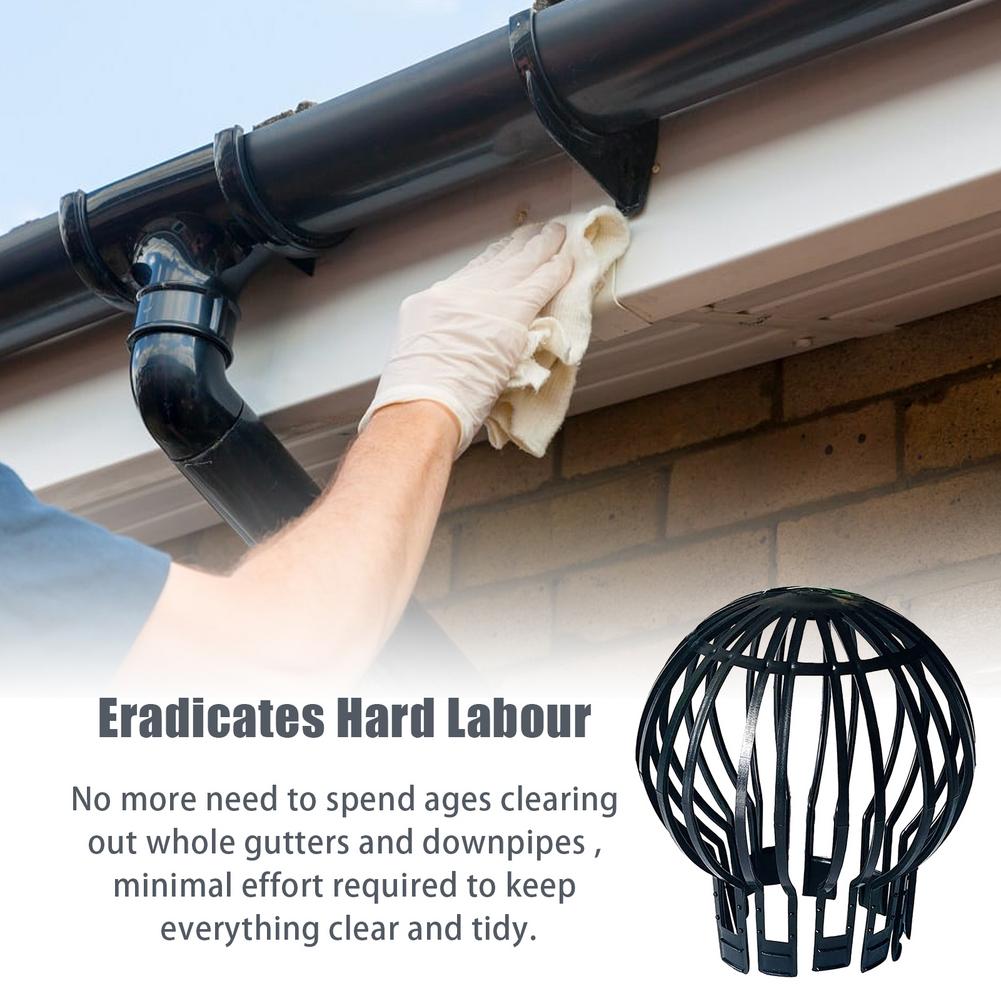 2pcs Flexible Downpipe Filter Plastic Roof Gutter ... – Grandado