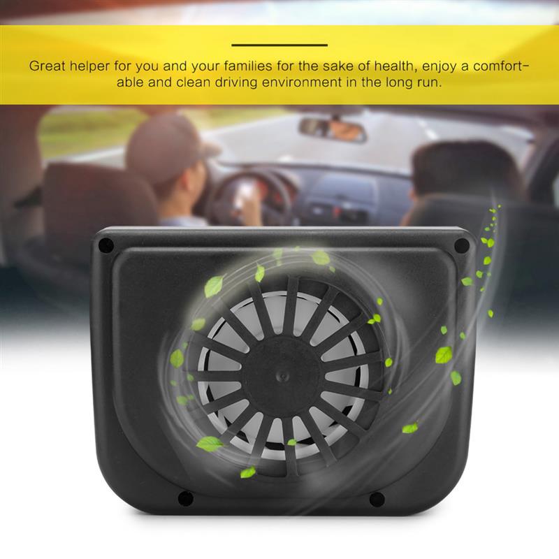 Auto Fan Cool Car Interior Exhaust Fan Solar Autom Vicedeal