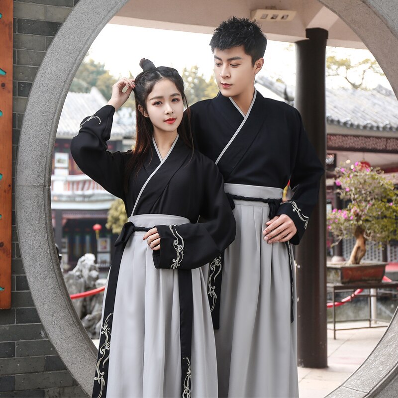Black Hanfu Dress Chinese Dance Costume Traditiona... – Vicedeal