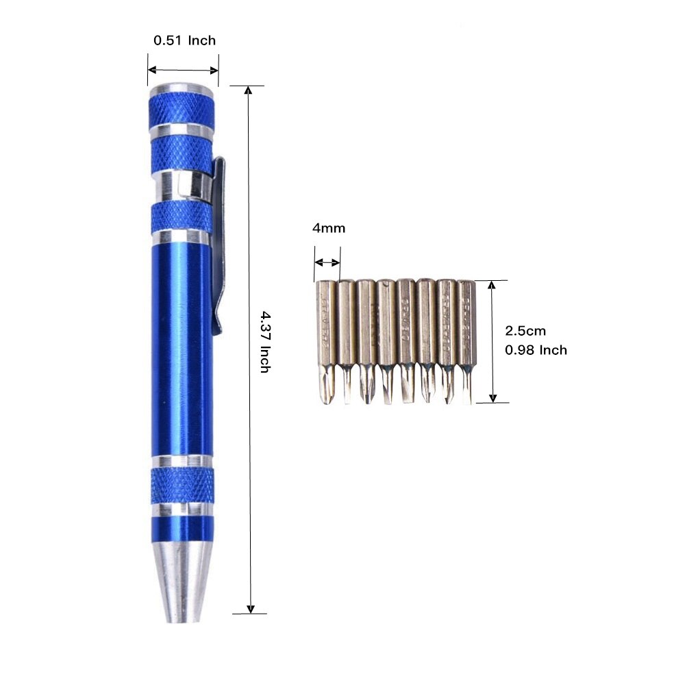 Multi-function Screwdriver Tool Pen Aluminum Alloy... – Vicedeal