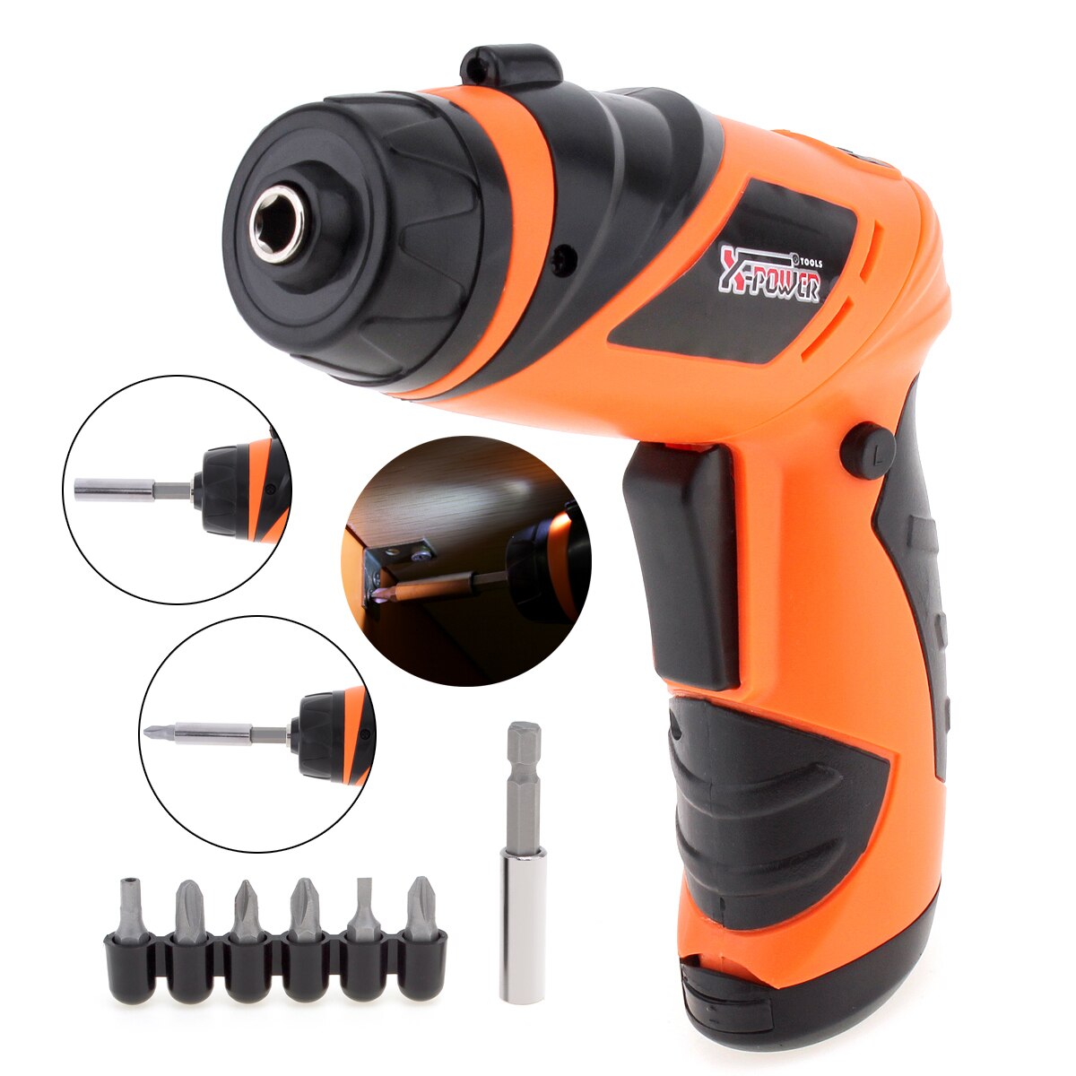 6V Battery Operated Cordless Screwdriver Mini Rota... – Grandado