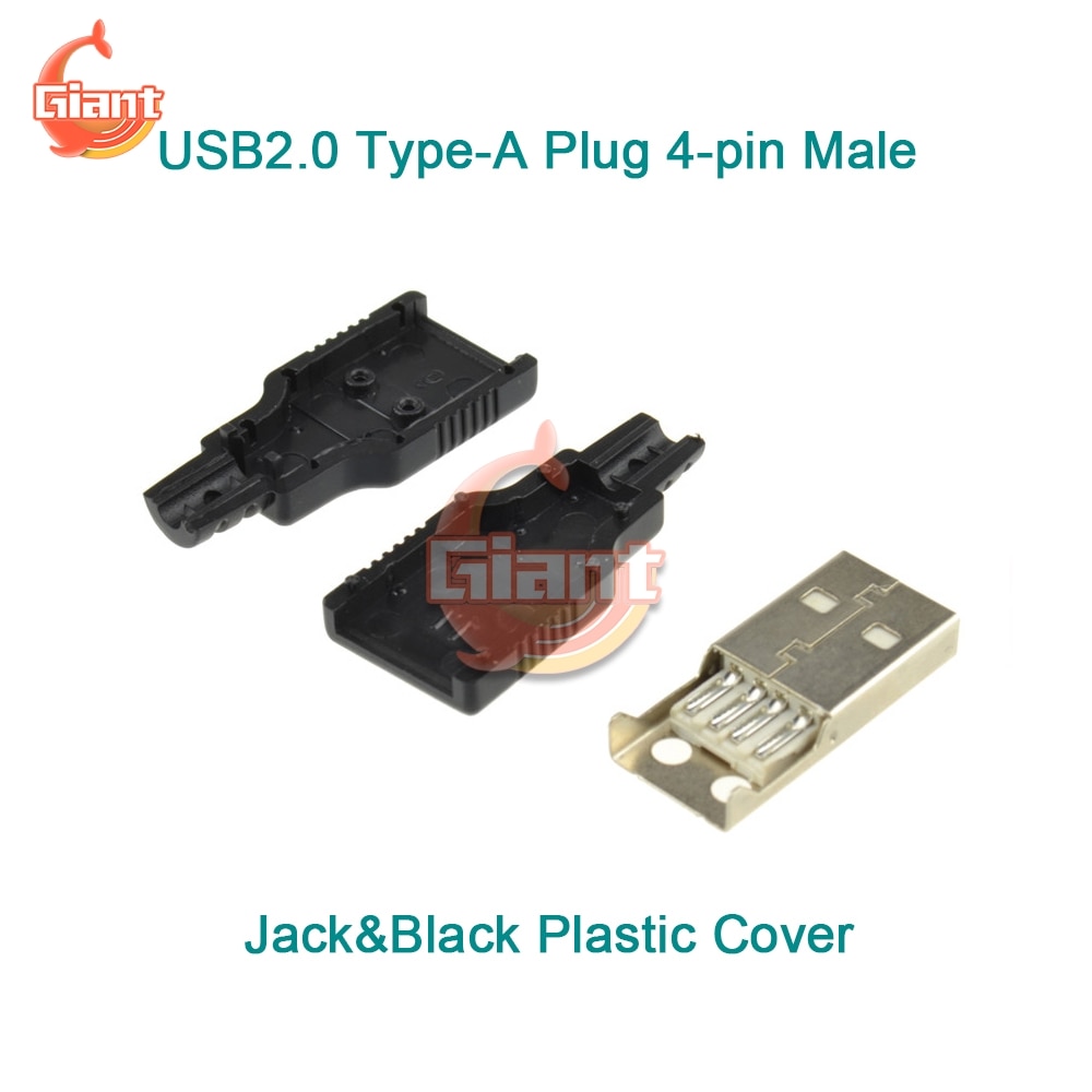 Type Een Mannelijke Usb 4 Pin Plug Socket Connecto... – Vicedeal