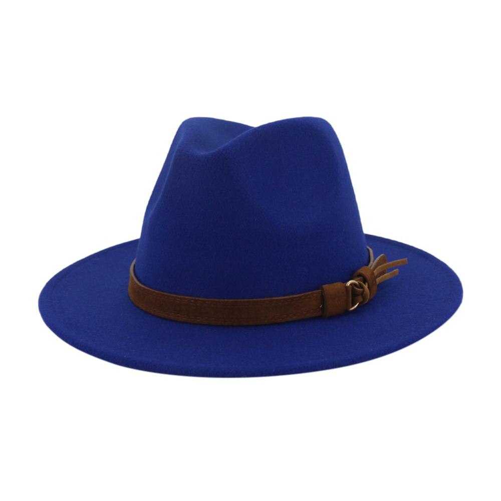 Top Hats Men & Women Vintage Wide Hat with Belt Bu... – Vicedeal