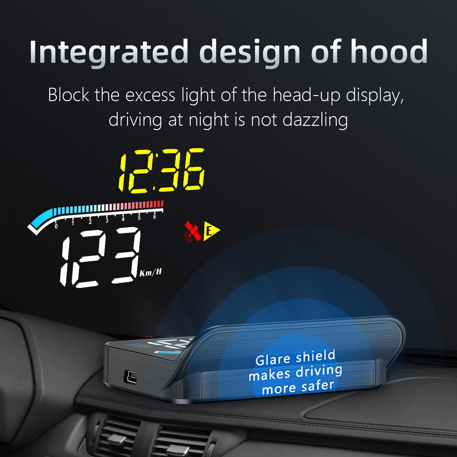 Newest M17 hud obd head up display OBD2 GPS Dual S... – Grandado
