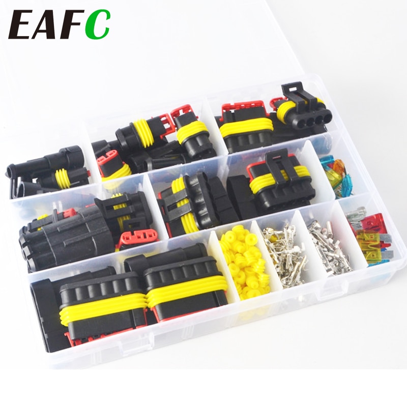 216Pcs 1-6 Pin Way Sealed Waterproof Electrical Wi... – Grandado