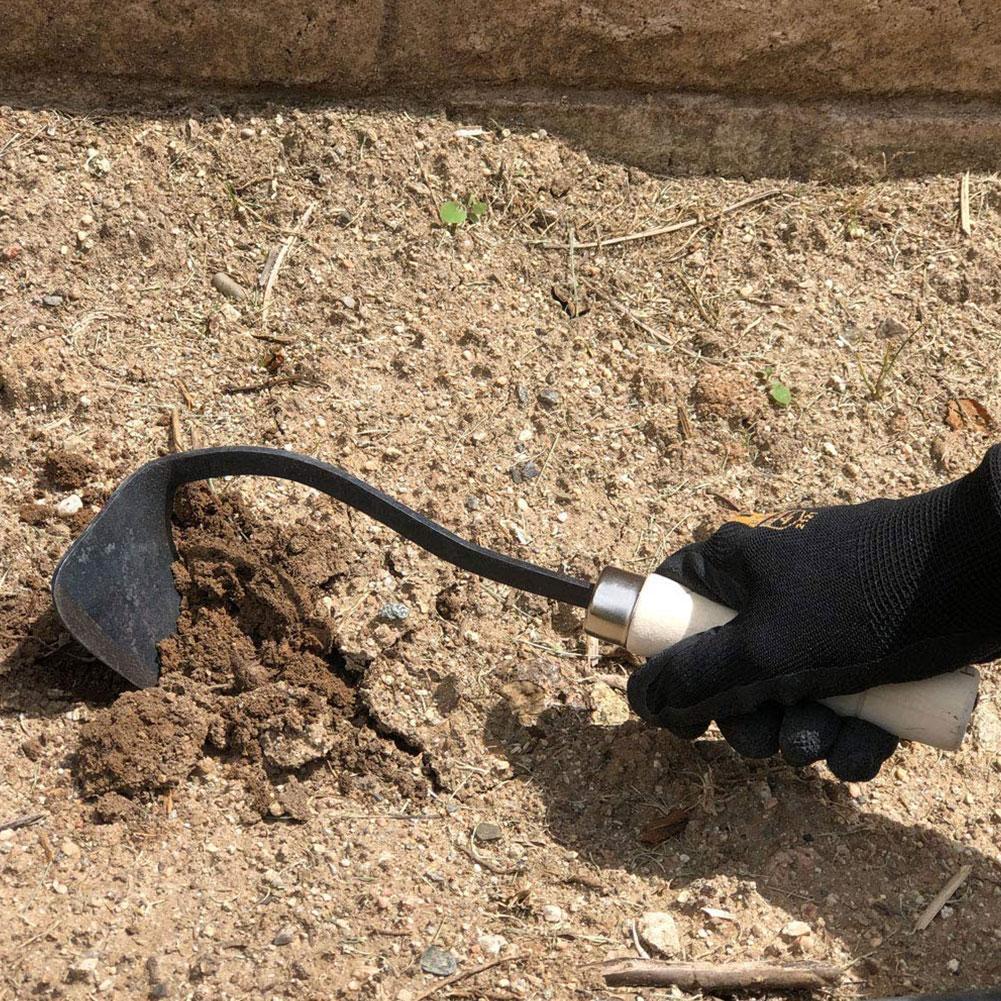 Hand Plow Wooden Short Handle Hoe Korean Style Tra... – Grandado