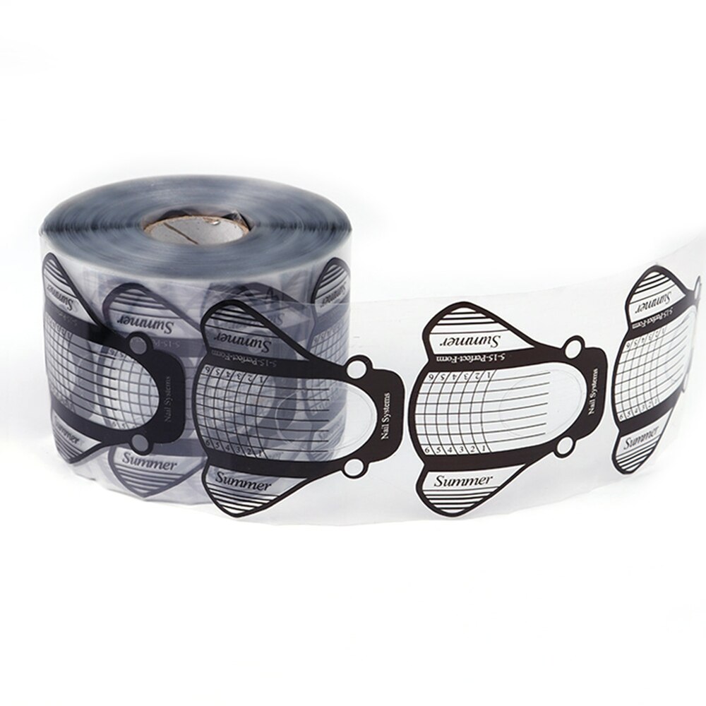 100pcs Nail Form Transparent Nail Art French Acryl... – Vicedeal