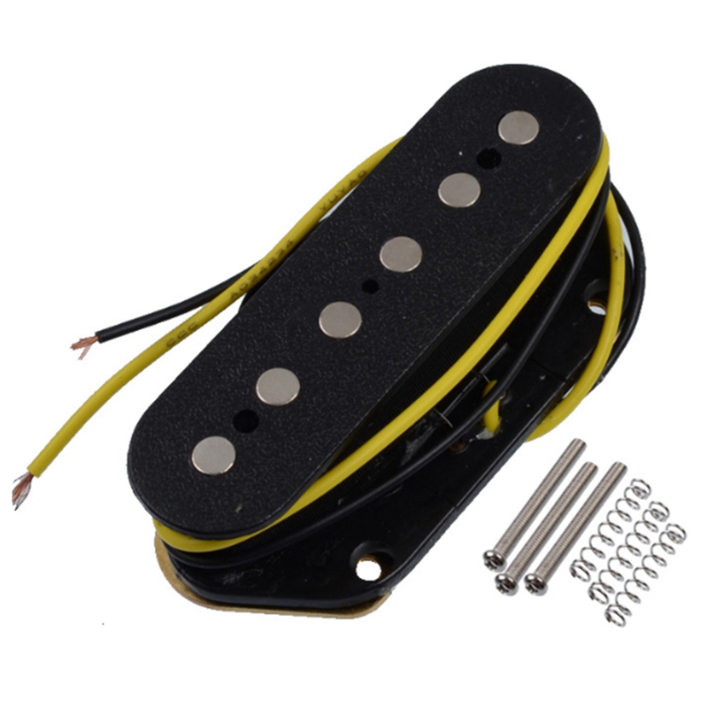 Tele Pickups Alnico 5 Black Tele Bridge Pickup Fit... – Grandado