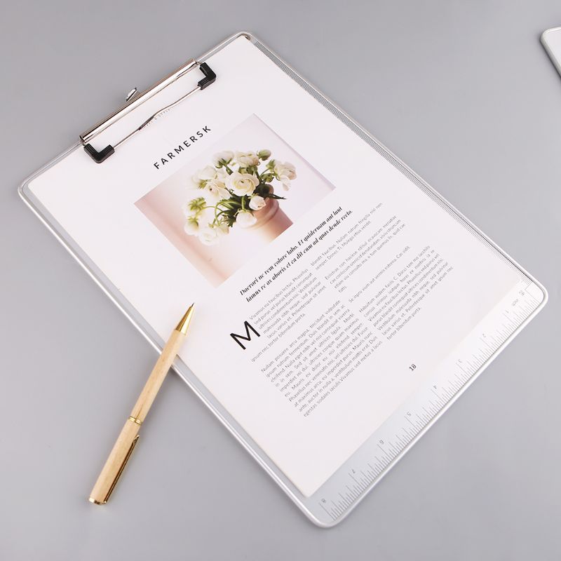 Portable A4/A5 Aluminum Alloy Writing Clip Board A... – Grandado