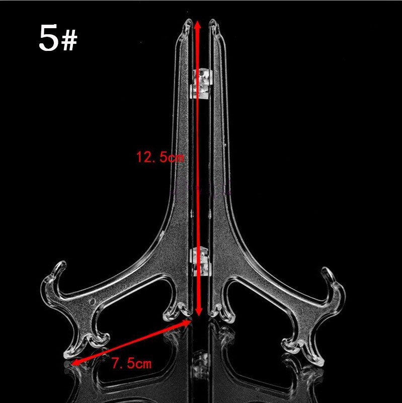 1 pcs Clear Plate picture Frame Display Rack Plate... – Vicedeal