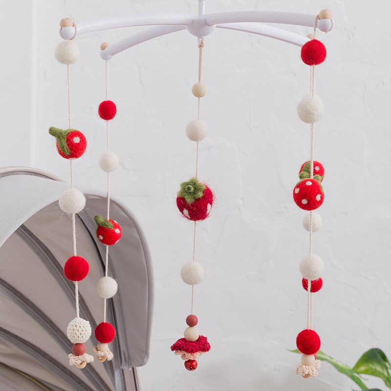 Infant White Rattles Bracket Set Baby Crib Mobile ... – Grandado