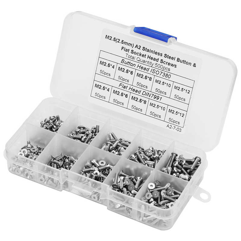 Schroefdraad Reparatie 500Pcs 1 Doos M2.5 * 4 \ M2... – Vicedeal