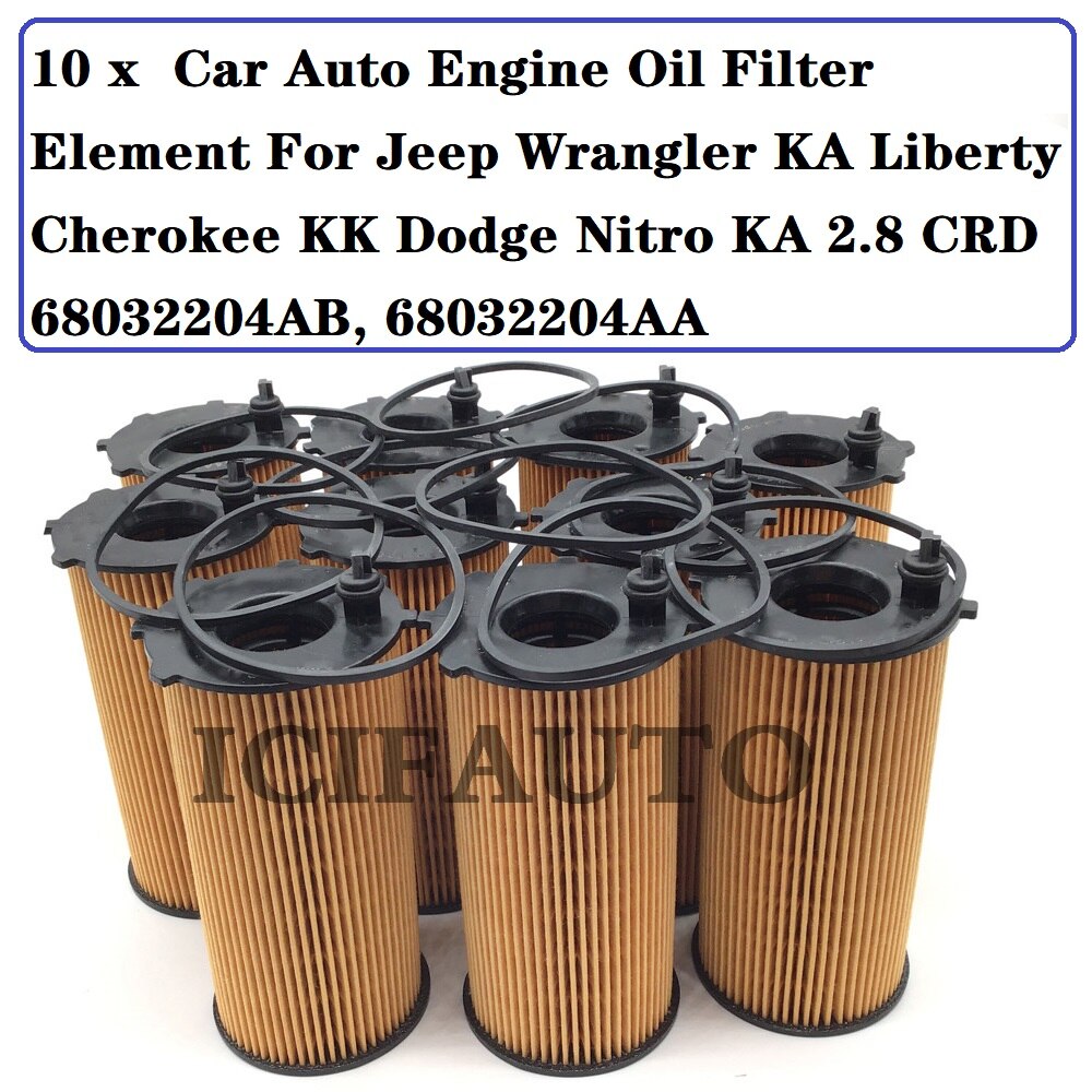 10 X ! Motor Olie Filter Voor Jeep Wrangler Ka Vri... – Grandado