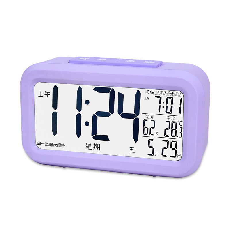 Simple Electronic Smart Digital Alarm Clock Led Al... – Vicedeal