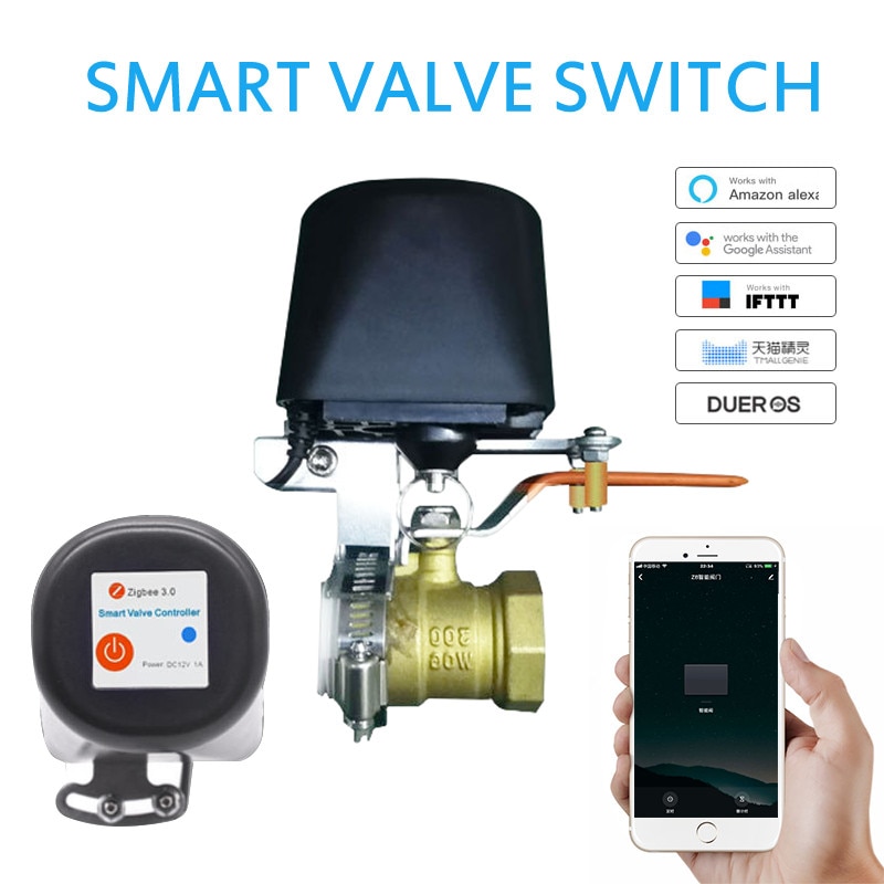 Smart Home Zigbee Smart Water/Gas Valve Automation... – Vicedeal