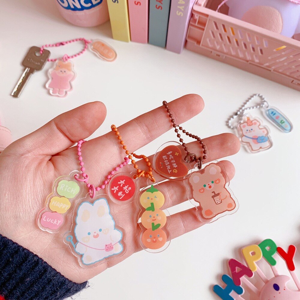 Bags Accessory 2pcs Kawaii Korea Japan Girls Key C... – Vicedeal