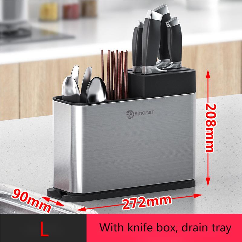 Stainless Steel Cutlery Holder Drainer Spoon Fork ... – Vicedeal