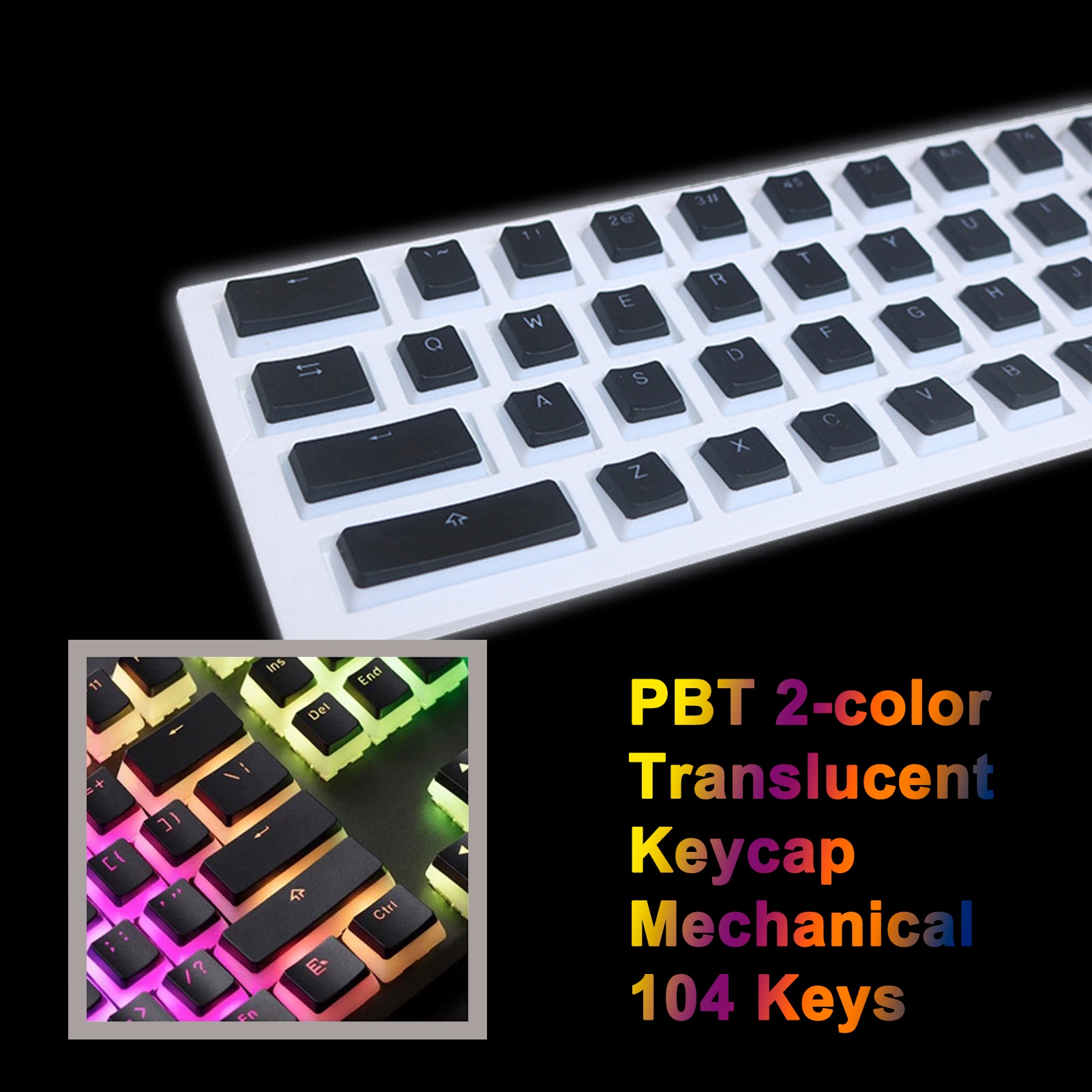 PBT Keycap Set With Translucent Layer For Mechanic... – Vicedeal