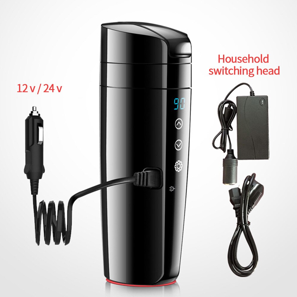 350ml Portable Car Heating Cup 12V 24V Touch Elect... – Grandado