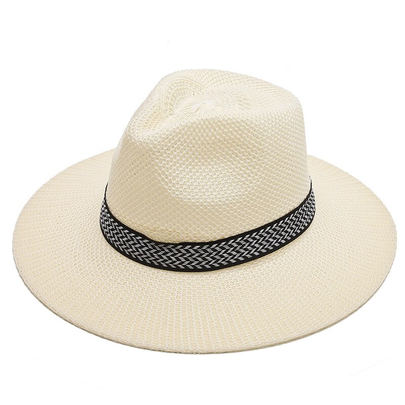 Straw Hat Beach Caps Casual Panama Shade Breathabl... – Vicedeal