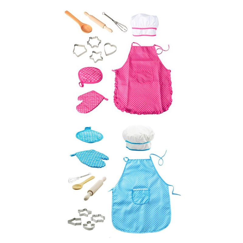 11 Pcs/Set Kids Dress Up Chef Play Set Children Pr... – Grandado