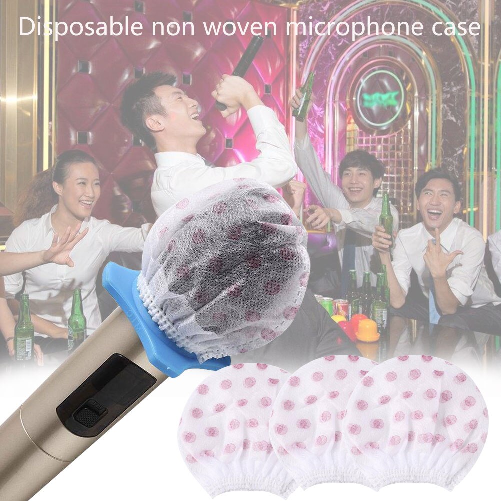 100 Pieces/pack Microphone Cover Universal KTV Mic... – Grandado