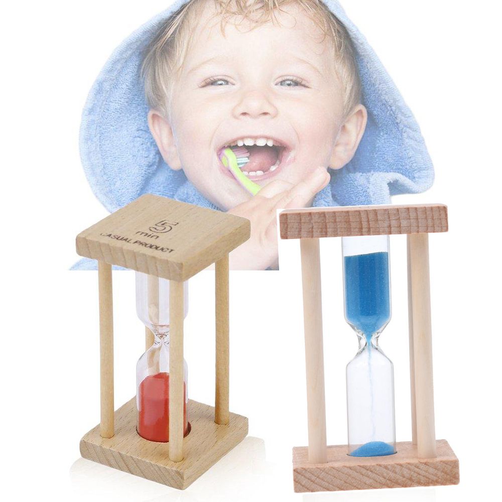 5 Minutes Colorful Toothbrush Timer Wooden Sand Sa... – Vicedeal
