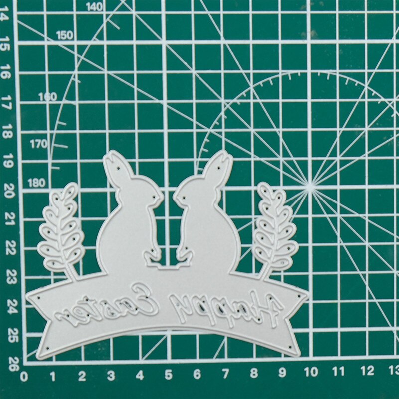 Kokorosa Happy Easter Dies Bunny Metal Cutting Die... – Grandado