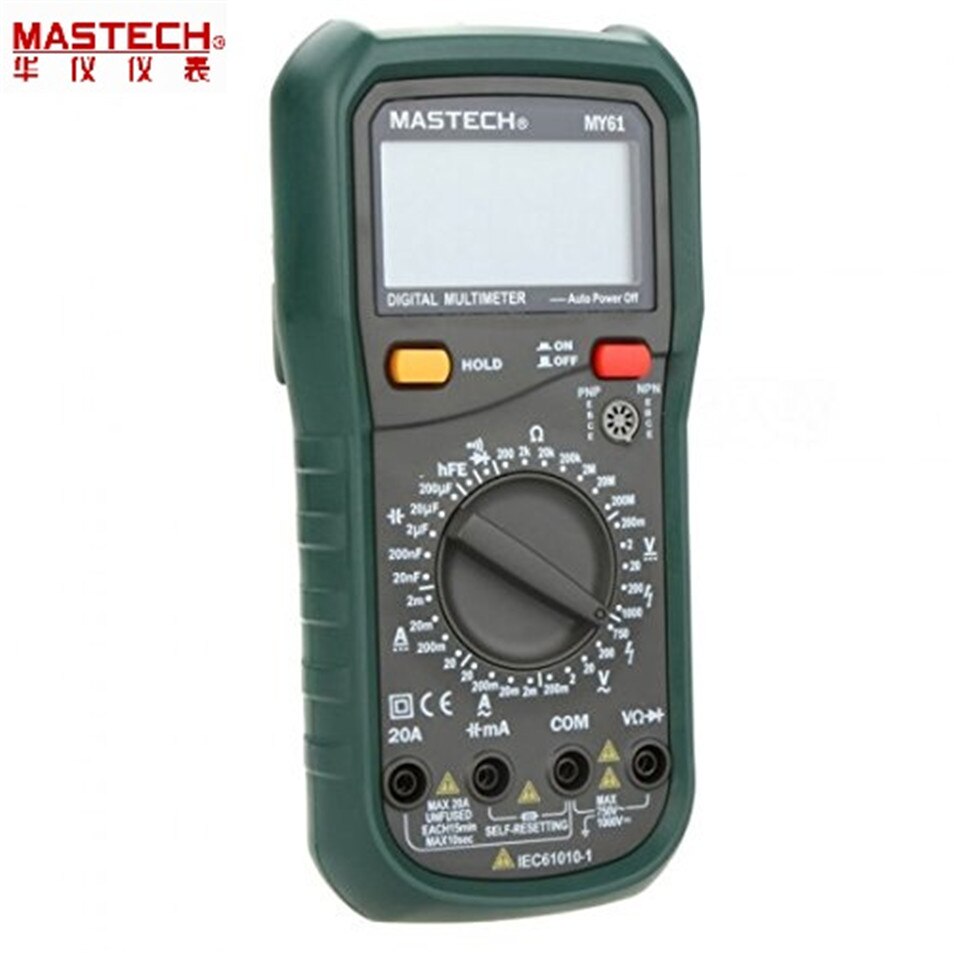 MASTECH MY61 DMM Digital-Multimeter AC/DC Ampereme... – Grandado