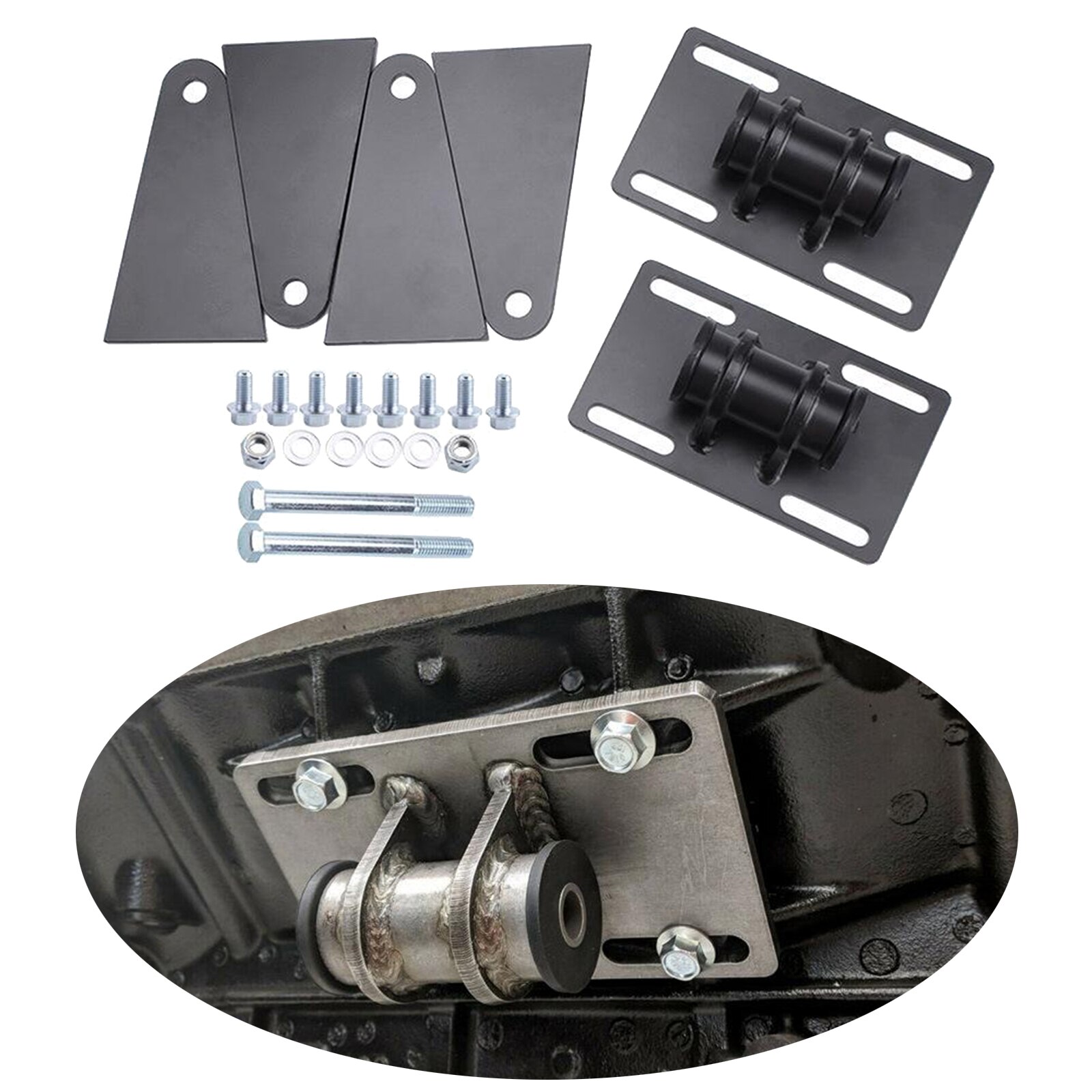 EM1019 Car Engine Mounts Universal Adjustable Weld... – Grandado