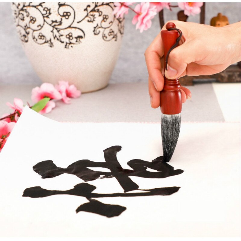 Caligrafia Chinese Writing Brush Large Hopper Shap... – Grandado