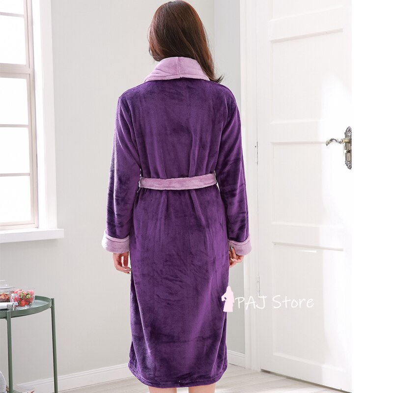 Batas cálidas de Invierno para mujer, pijamas de l... – Grandado