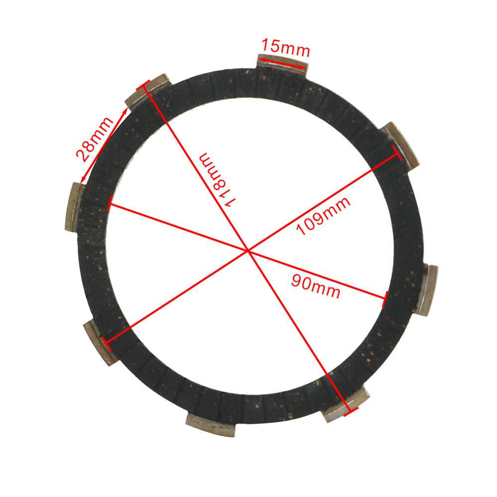 Motorcycle Friction Clutch Plates w/ HD Springs Fo... – Grandado