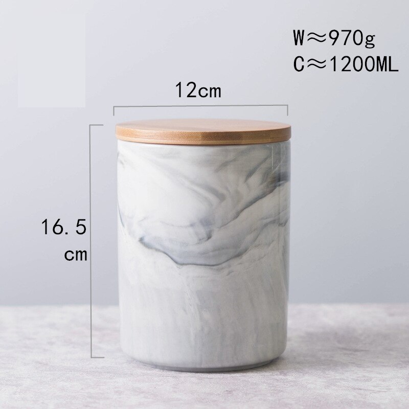 1 Pc Eenvoudige Seal Keramische Opslag Potten Spic... – Grandado