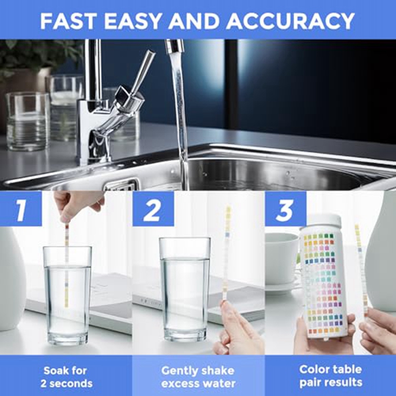 16-In-1 Water Test Strips Fluoride Test Kit 100 St... – Vicedeal