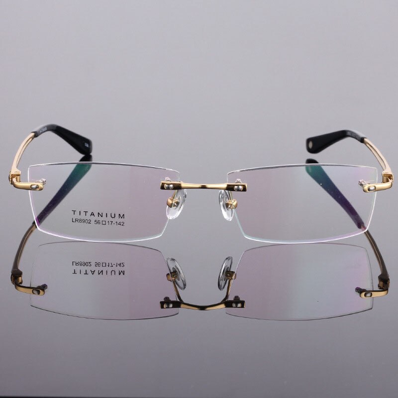 BCLEAR Vintage Lightweight Rimless Glasses Frame N... – Grandado