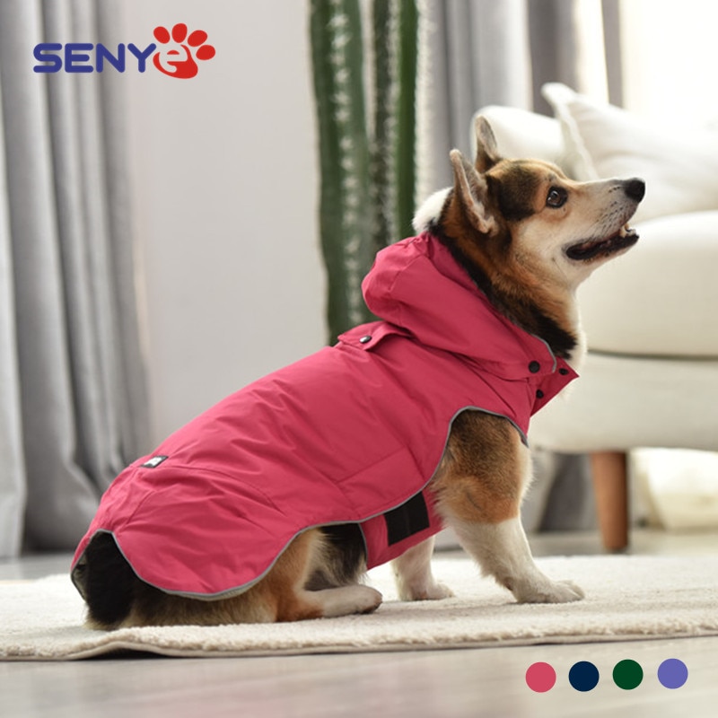 Autumn Winter Pet Clothes For Dog Waterproof Hoode... – Grandado