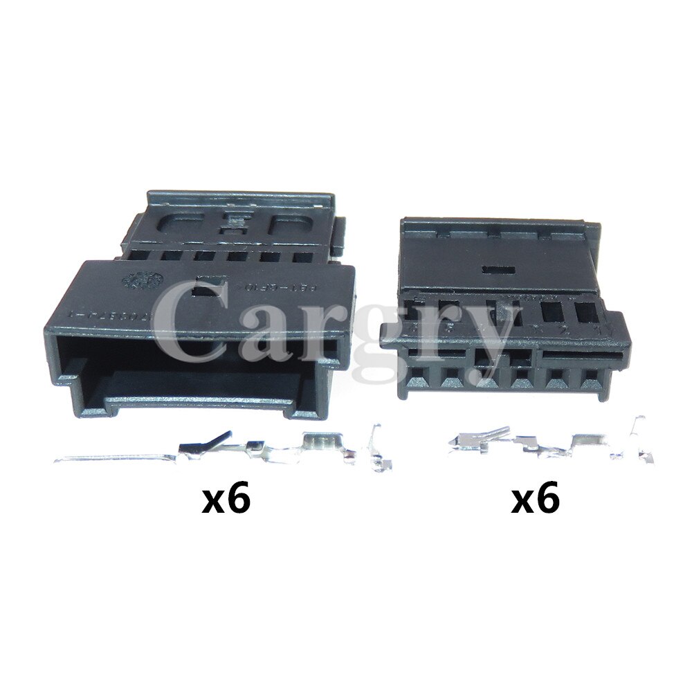 1 Set 6P Automotive Ontsloten Connector Auto Tweet... – Grandado