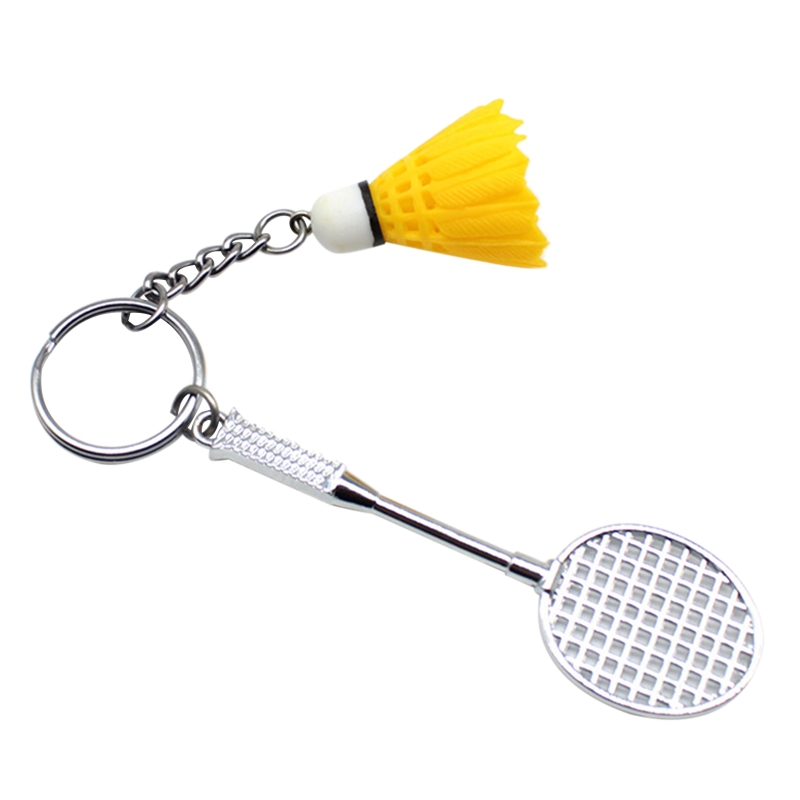 448D Badminton & Badminton Bat Keychain Mini P... – Grandado