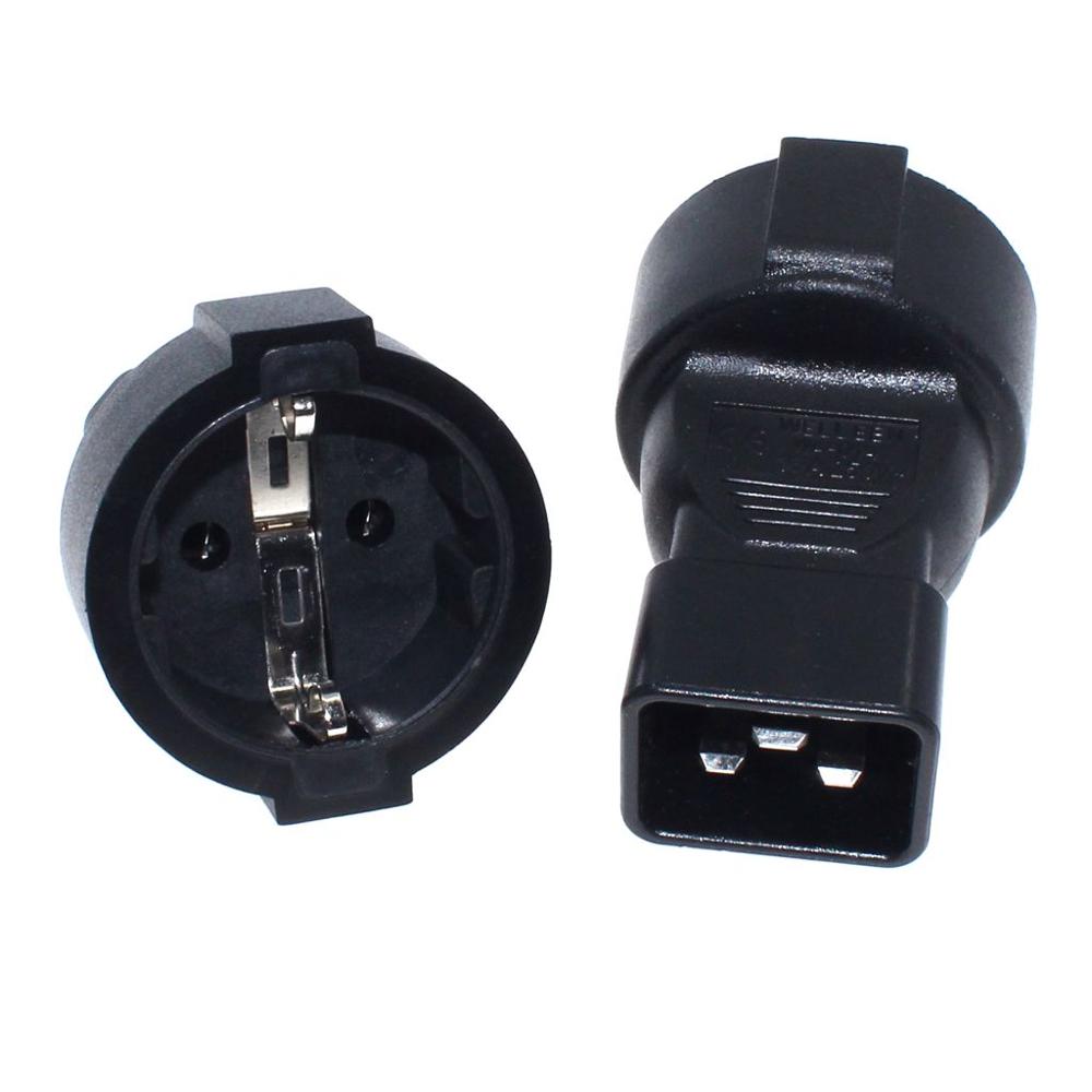 IEC320 C20 enchufe macho a EU Schuko CEE7/7 conect... – Grandado