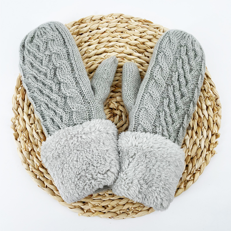Kvinnor sticka twist blommor vantar vinter kvinnli... – Grandado