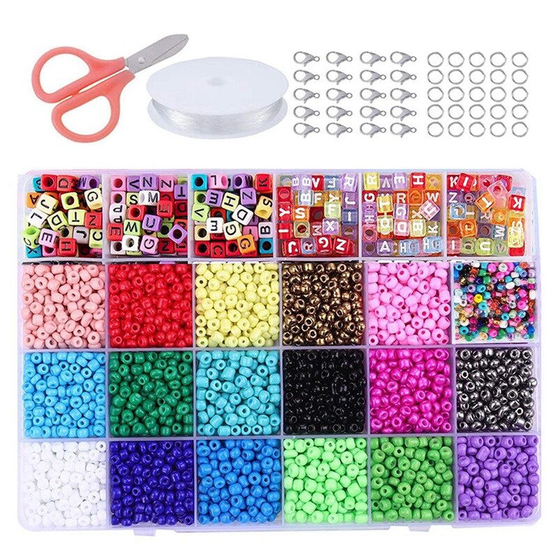Kralen Kit, Glazen Kralen, Alfabet Letter Kralen E... – Vicedeal